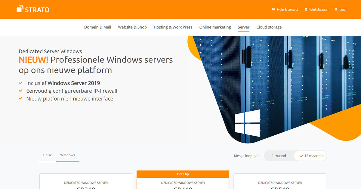 Dedicated servers met Windows 2022 | STRATO