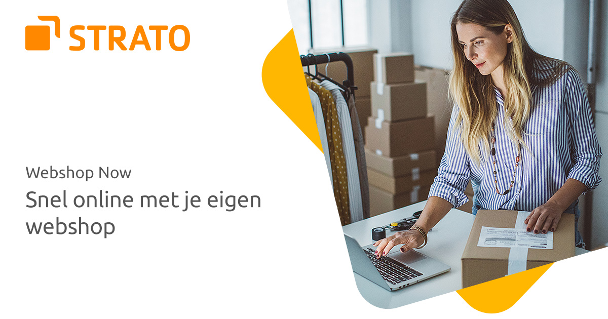 Webshop starten en succesvol verkopen met STRATO