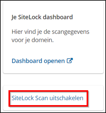STRATO legt uit: SiteLock gebruiken in de klantenlogin