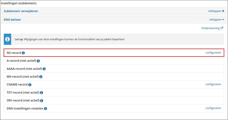 NS-record: primary en secondary nameserver | STRATO