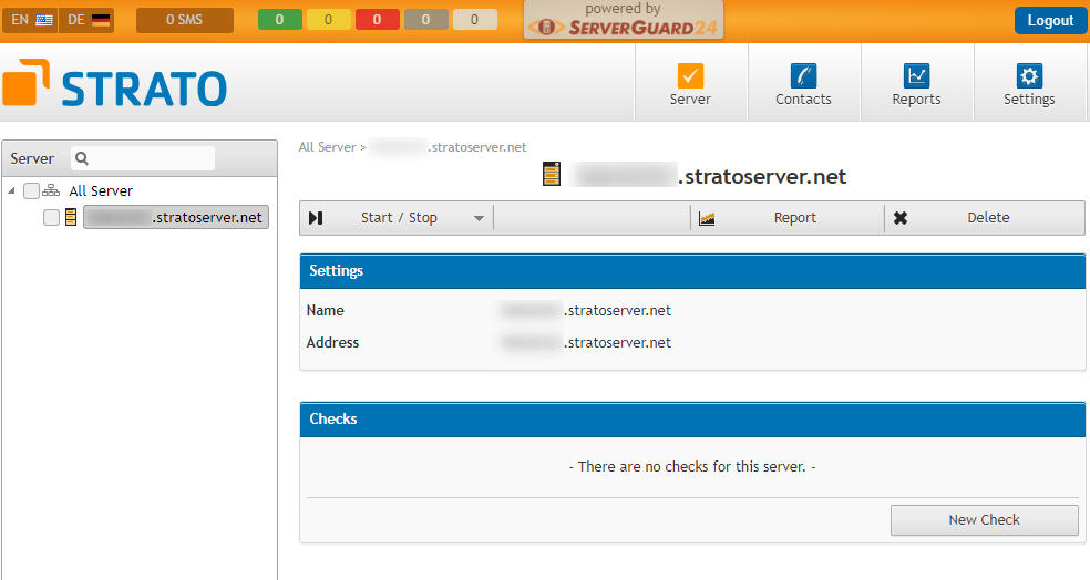 Hoe gebruik ik de STRATO Monitoring Service?